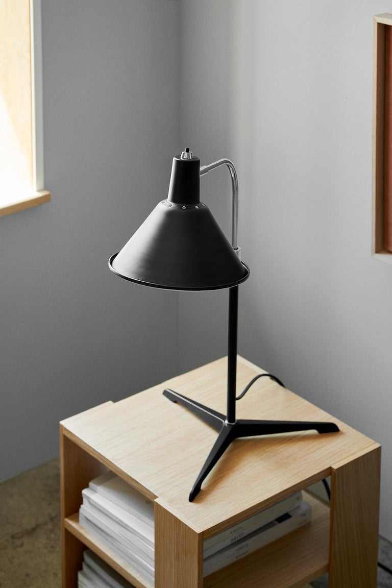 Arcon Table Lamp in Black/Chrome - By NUAD For Sale at 1stDibs