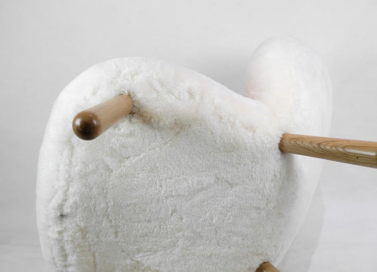 Arctander Chair Loungechair, Philip Arctander, Sheepskin For Sale at ...