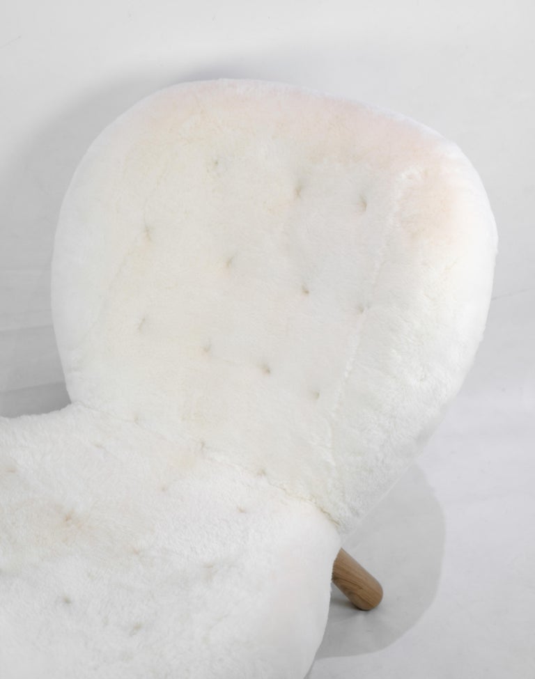 Arctander Chair Loungechair, Philip Arctander, Sheepskin For Sale at ...