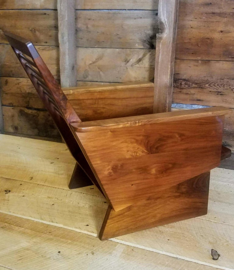 Arden Riddle High Back Lounge Chair Studio Crafted, 1988 For Sale at ...