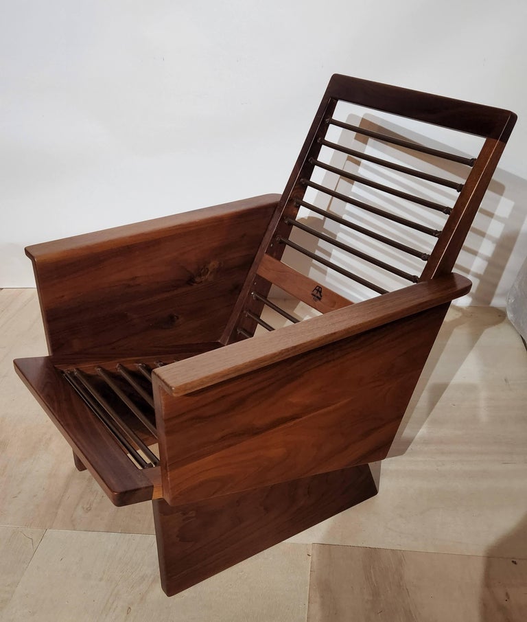 Arden Riddle High Back Lounge Chair Studio Crafted, 1988 For Sale at ...