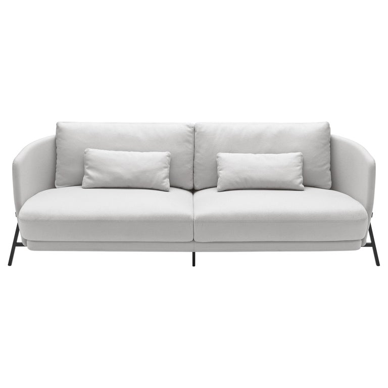 Arflex Cradle Two-Seater Sofa with Cushion Kit and Black Legs by Neri ...