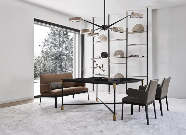 Arflex Match Small Table in Quarzite Silver Marble by Bernhardt and Vella For Sale at 1stDibs