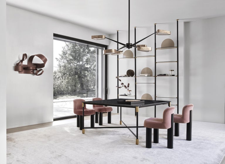 Arflex Match Small Table in Quarzite Silver Marble by Bernhardt and ...