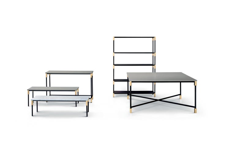 Arflex Match Small Table in Quarzite Silver Marble by Bernhardt and ...