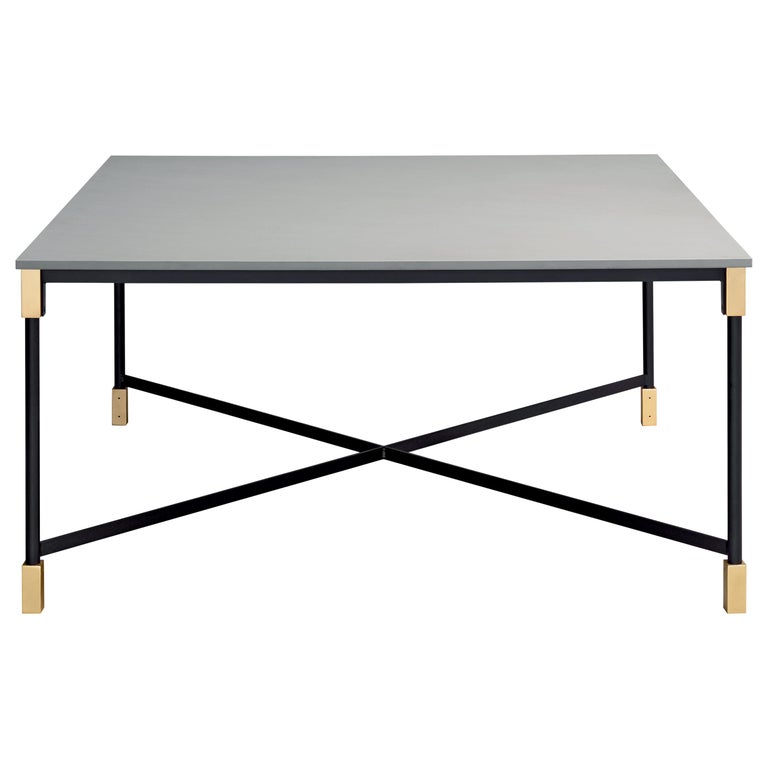 Arflex Match Small Table in Quarzite Silver Marble by Bernhardt and ...