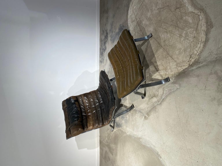 Ari Lounge Chair and Footstool by Arne Norell at 1stDibs