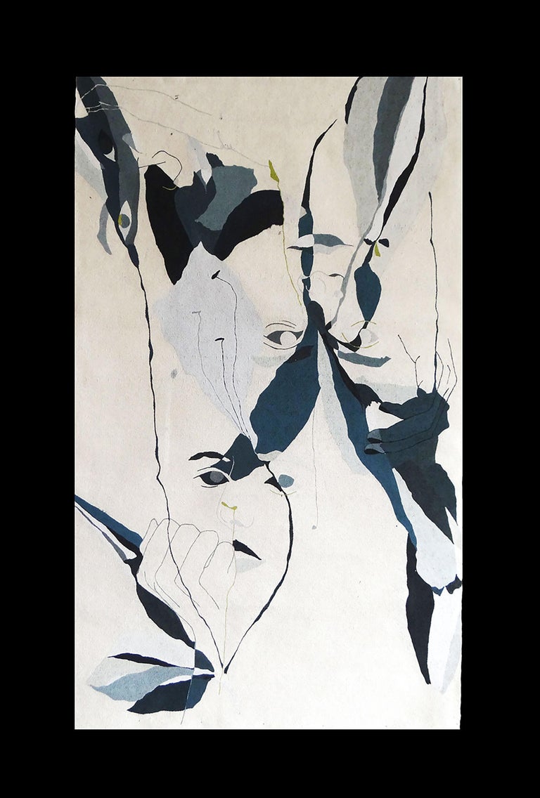 Ariane Fourquier - Elles, Painting, Acrylic on Canvas For Sale at 1stDibs