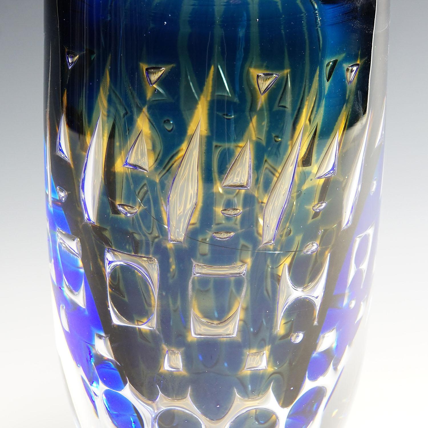 Ariel Vase by Ingeborg Lundin for Orrefors, Sweden For Sale at 1stDibs