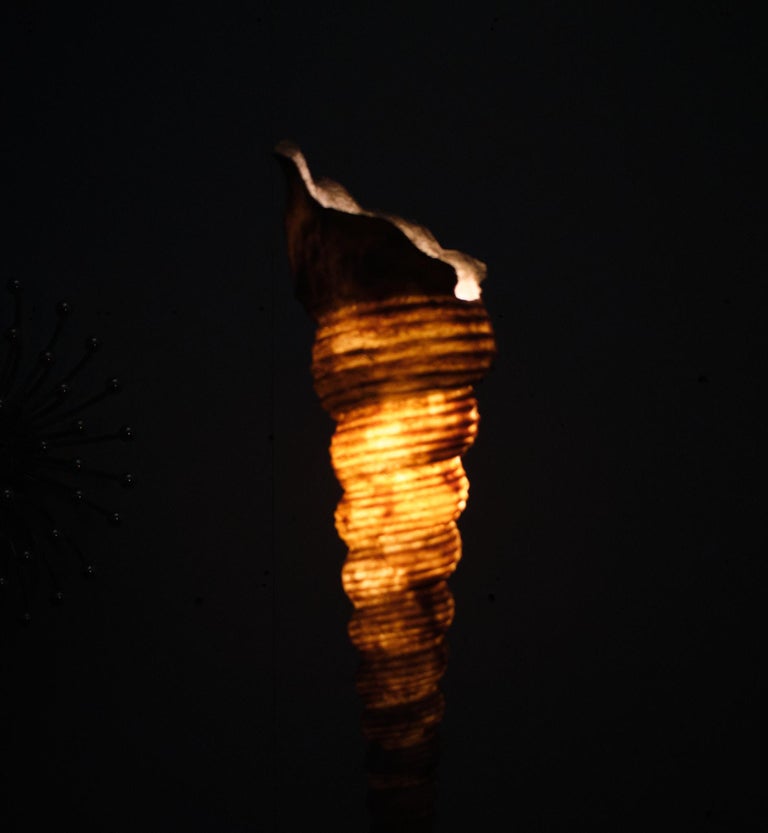 Ariell Seashell Floor Lamp, 1980s For Sale at 1stDibs