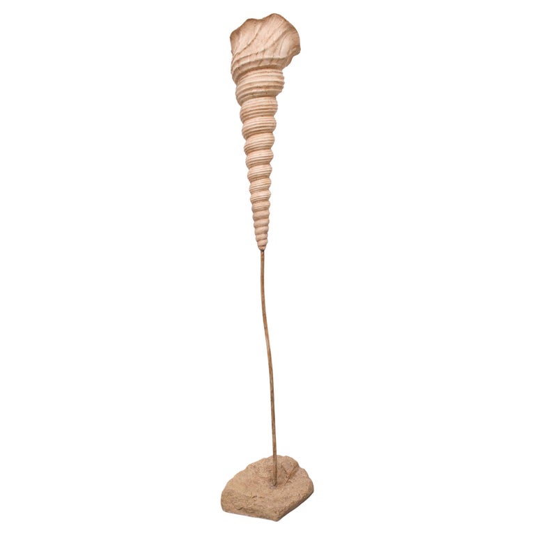 Ariell Seashell Floor Lamp, 1980s For Sale at 1stDibs