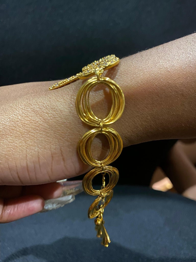 Twin Elegance Aries Zodiac Tibisiri Bracelet For Sale at 1stDibs