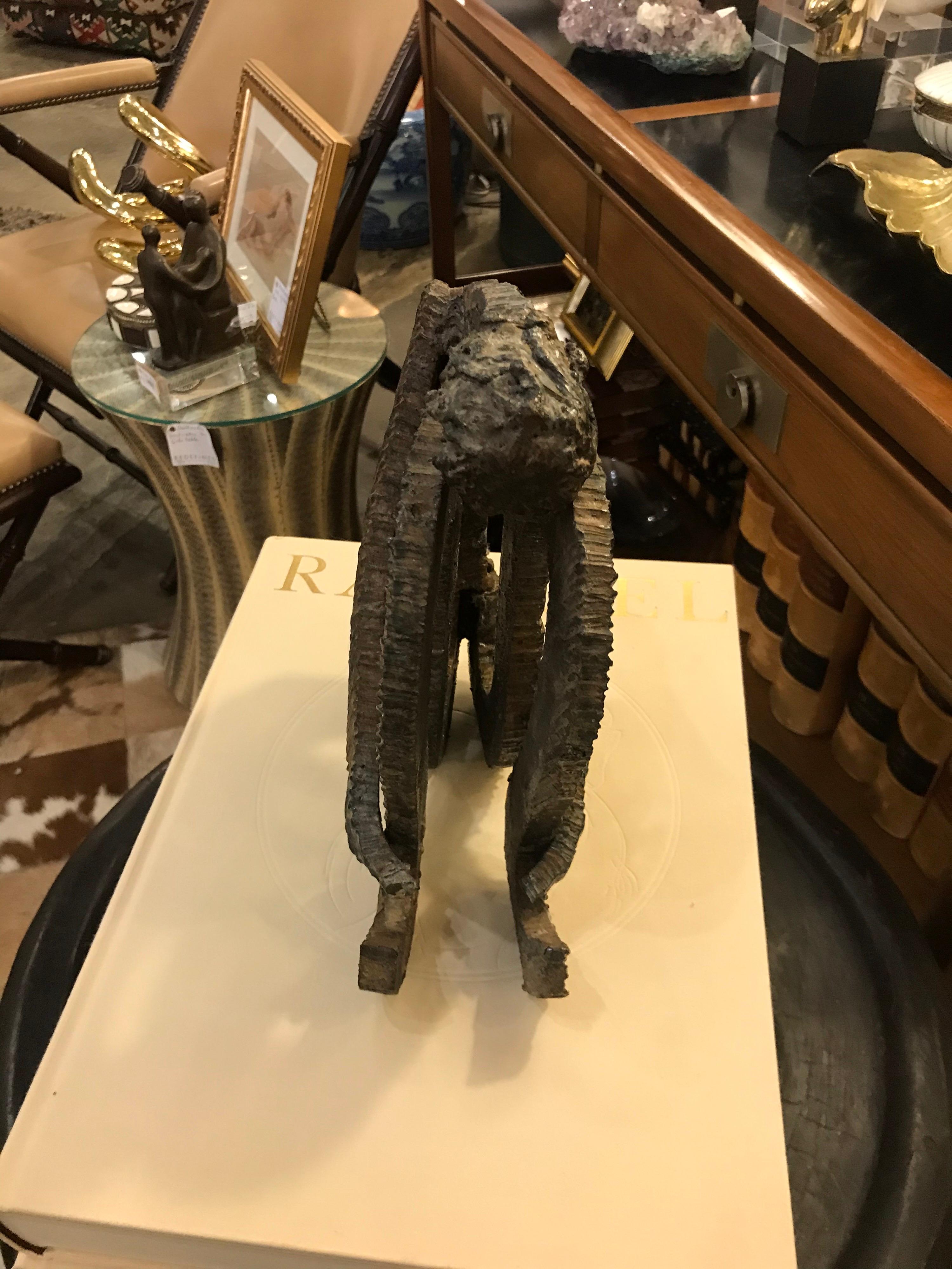 Arik Amir Iron Abstract Figure Sculpture at 1stDibs