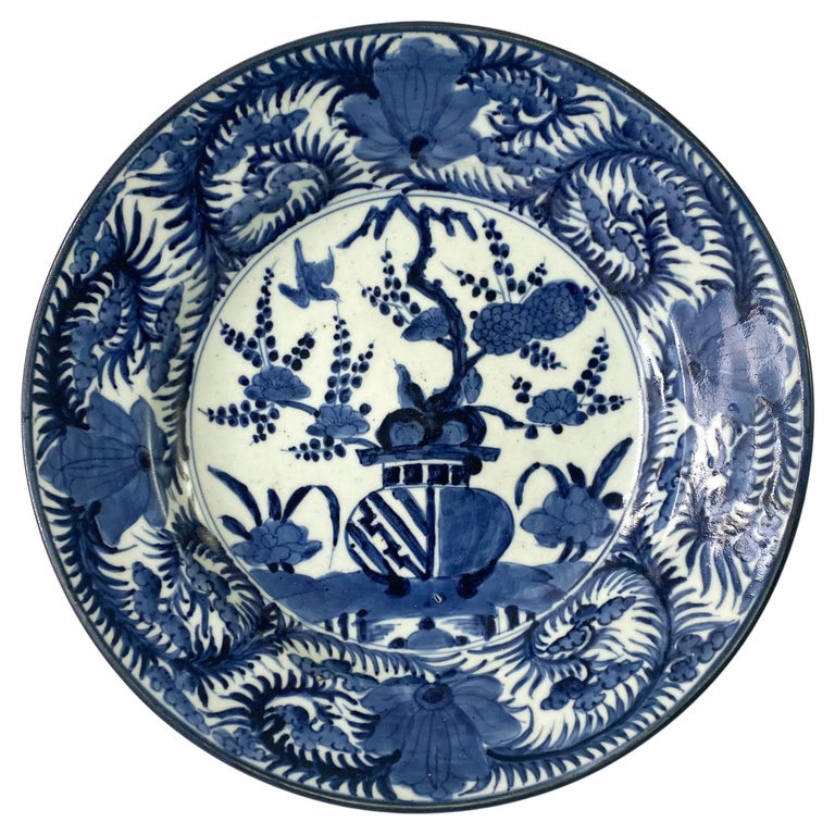 Arita Porcelain Charger, Genroku Period, Japan, c. 1690 For Sale at 1stDibs