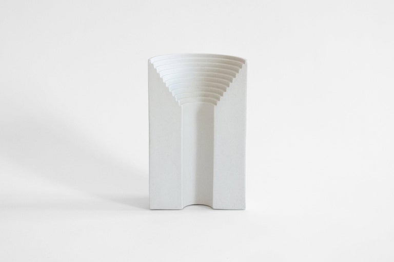 Ark Vase Half Large in Porcelain Handcrafted in Portugal by Origin Made ...
