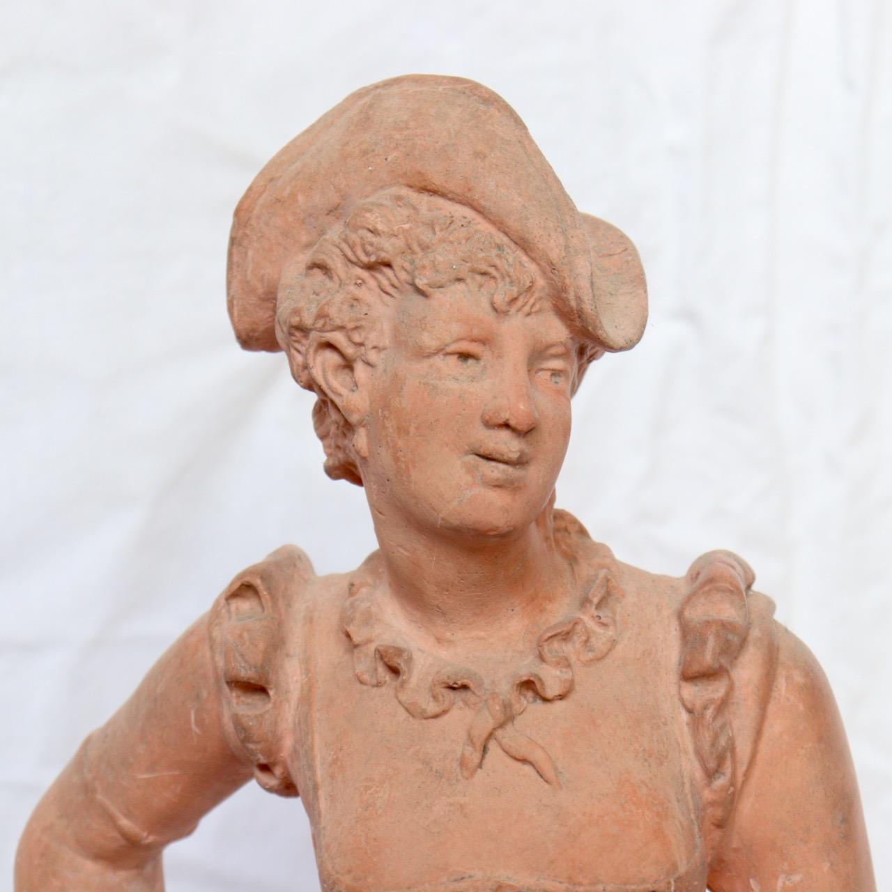 Arlequin et Colombine by Alfred-Pierre Richard, circa 1870 For Sale at ...