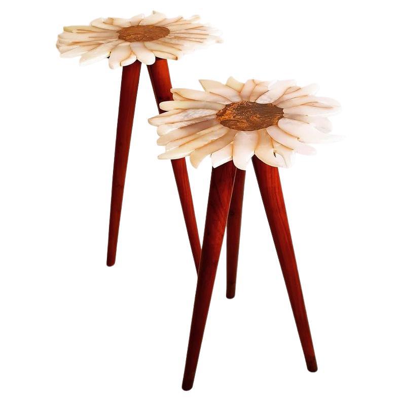 Ping II Side Table Polished Aluminum by Driade For Sale at 1stDibs