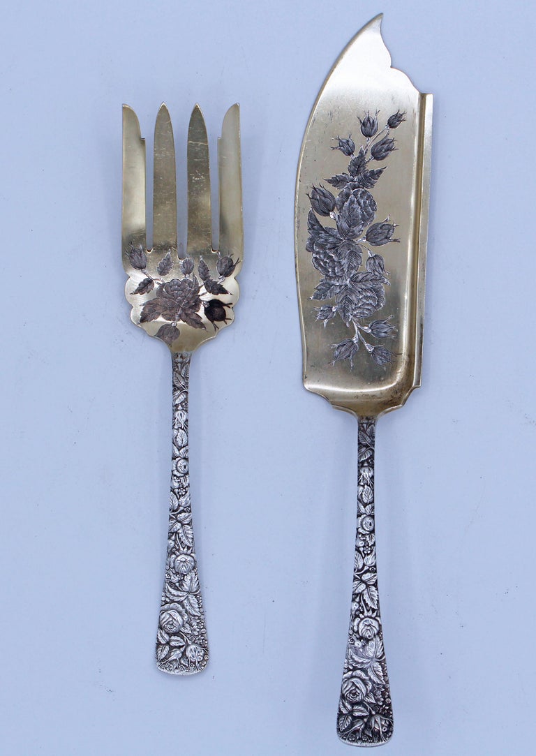 "Arlington" Fish Serving Set by Towle, circa 1884 For Sale at 1stDibs