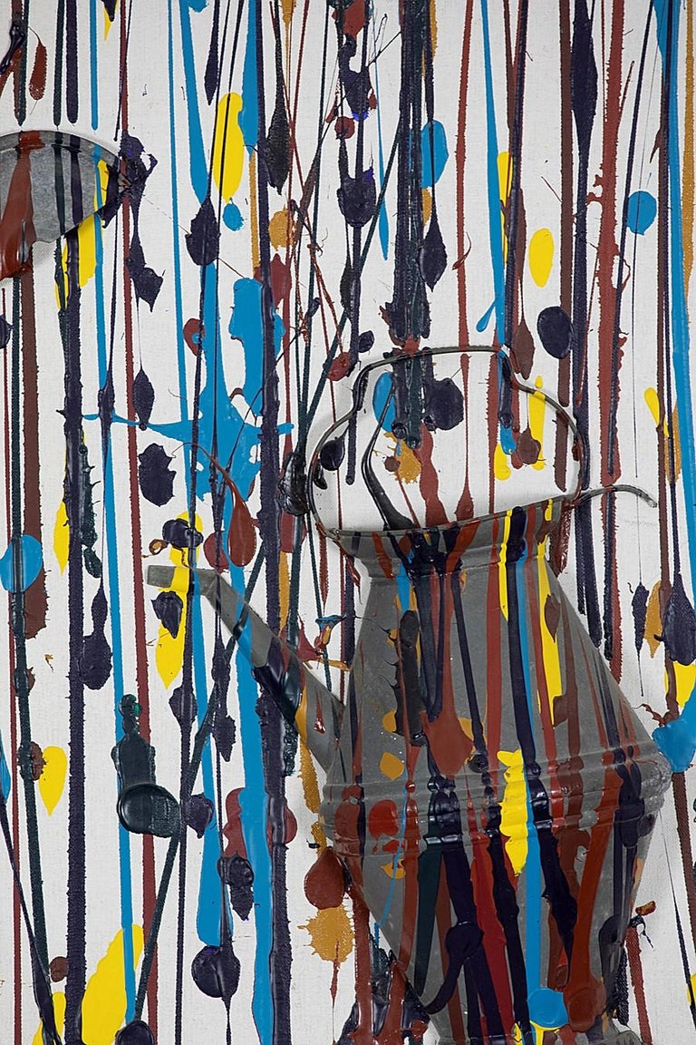 Arman (Armand Fernandez) - Accumulation, Painting Mounted on Board by ...