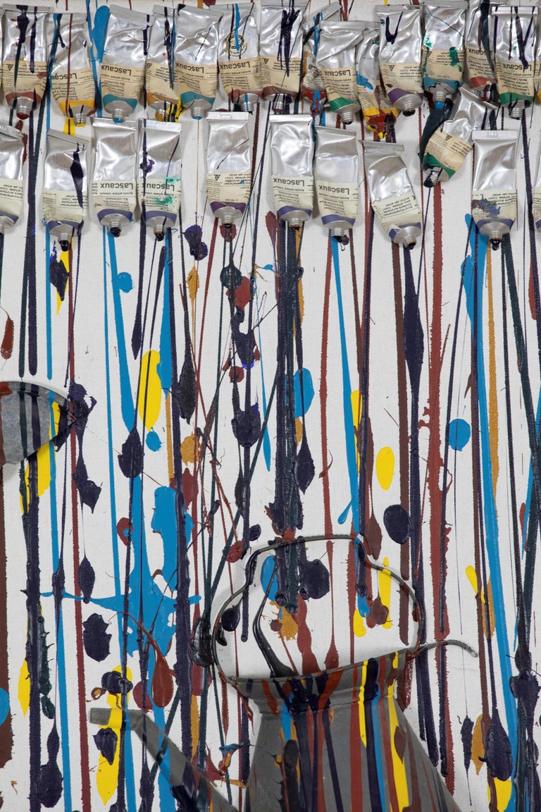 Arman (Armand Fernandez) - Accumulation, Painting Mounted on Board by ...