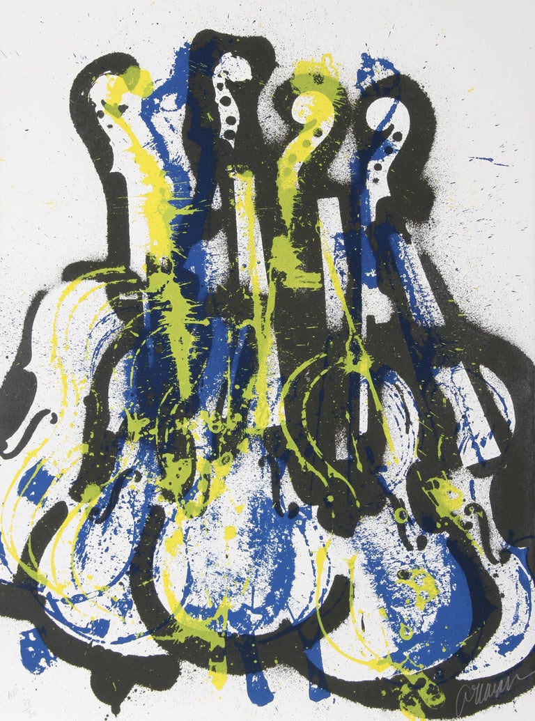 Arman - Arsenic and Old Lace, Silkscreen by Arman For Sale at 1stDibs