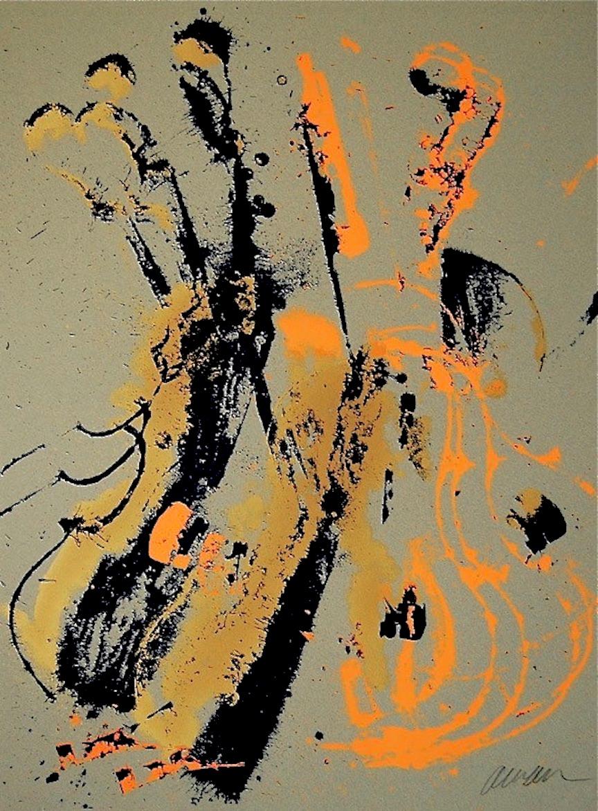 Arman - Viola d'Amour, Pop Art Serigraph by Arman For Sale at 1stDibs