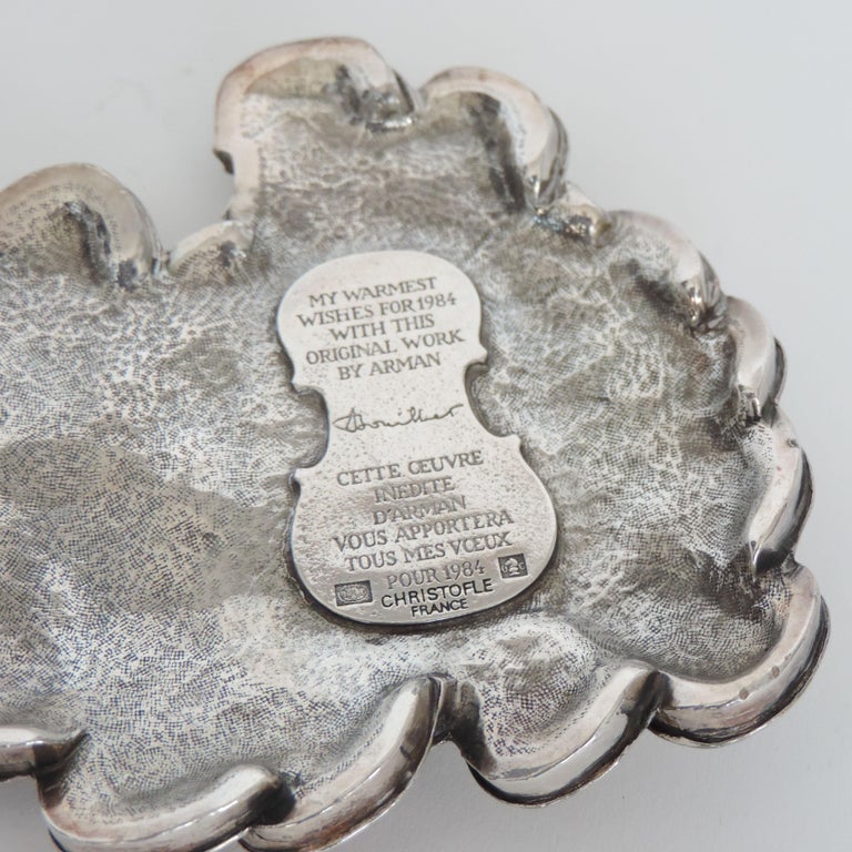Arman Violins Accumulations Paperweight for Christofle, France, 1980s ...