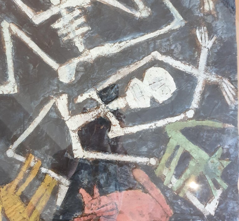 Armand Avril - 'Danse Squelettes'. Abstract Expressionist Montage and ...