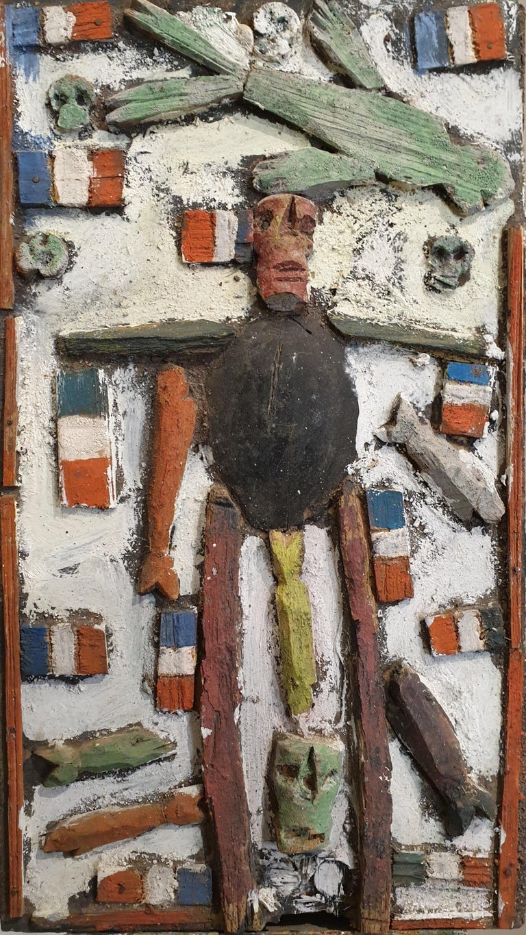 Armand Avril - Mixed Media Montage. 'Salut aux Eskimos'. 'Hello to the ...