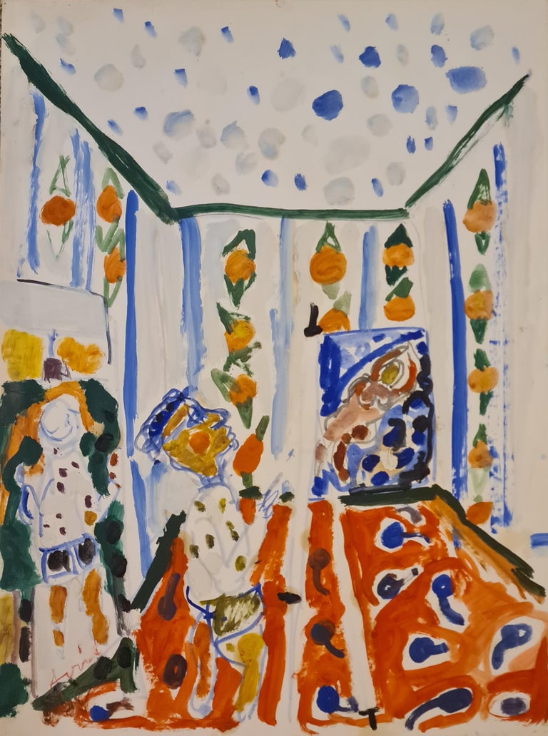 Armand Avril - The Artist In His Atelier at 1stDibs