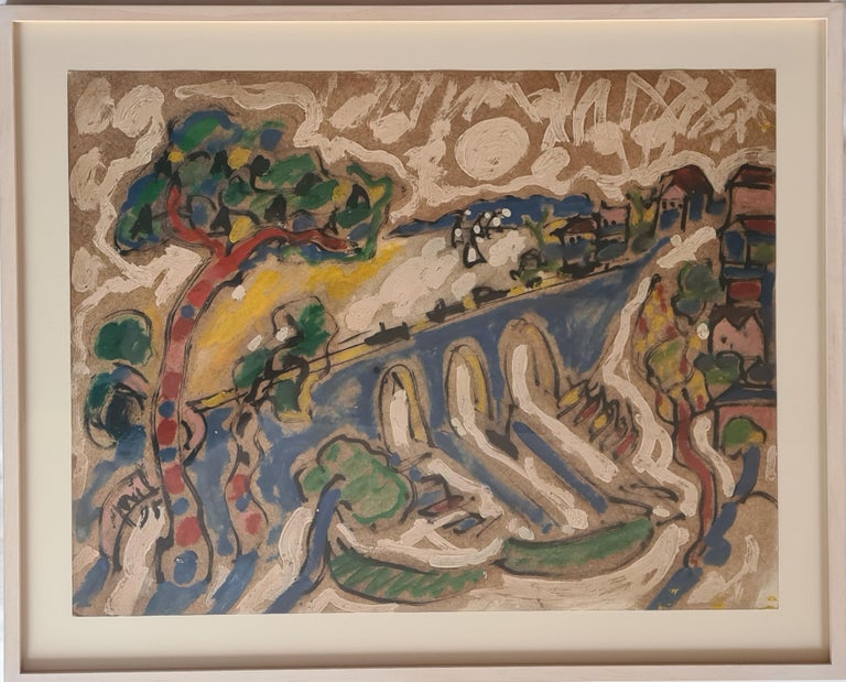 Armand Avril - The Port, L'Eclipse For Sale at 1stDibs