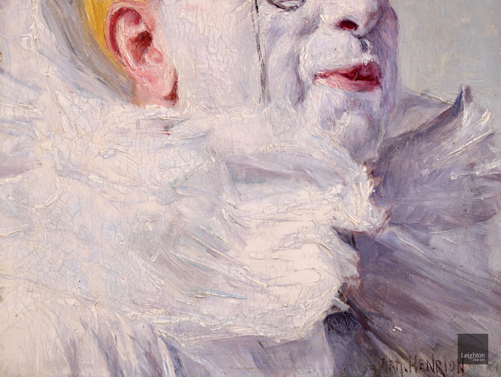 Armand (François Joseph) Henrion - Pierrot et Monocole - Impressionist ...