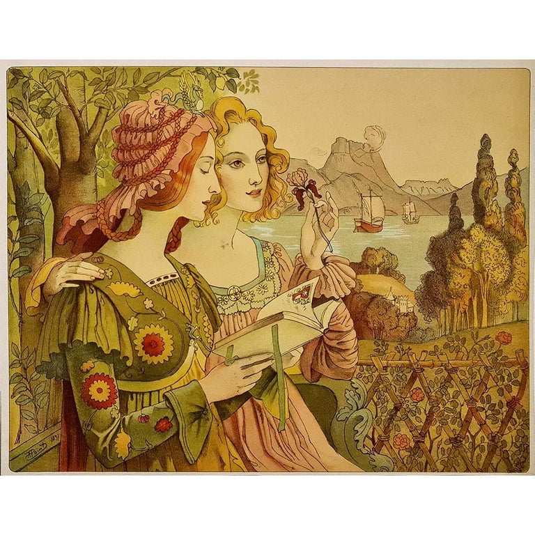 Armand Point - 1897 Original lithograph of Armand Point entitled The ...