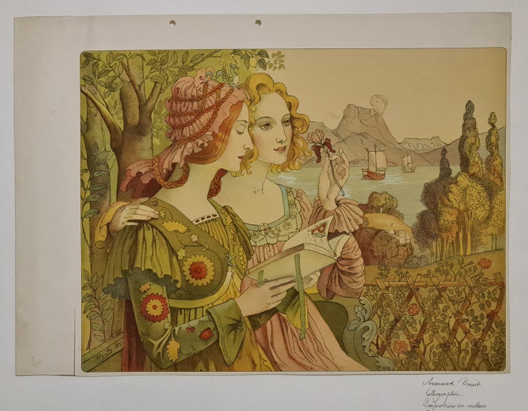 Armand Point - 1897 Original lithograph of Armand Point entitled The ...