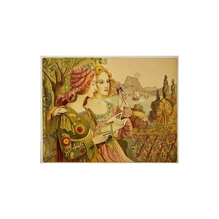 Armand Point - 1897 Original lithograph of Armand Point entitled The ...