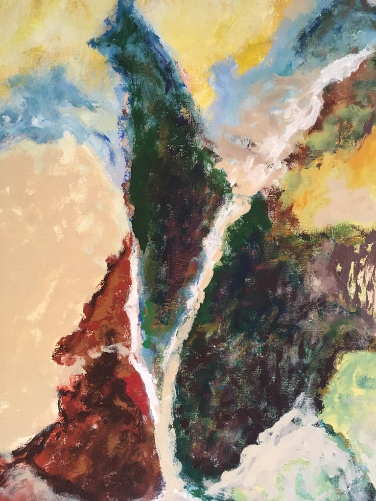 Armand Rottenberg - Large Multi Coloured French Expressionist Abstract ...