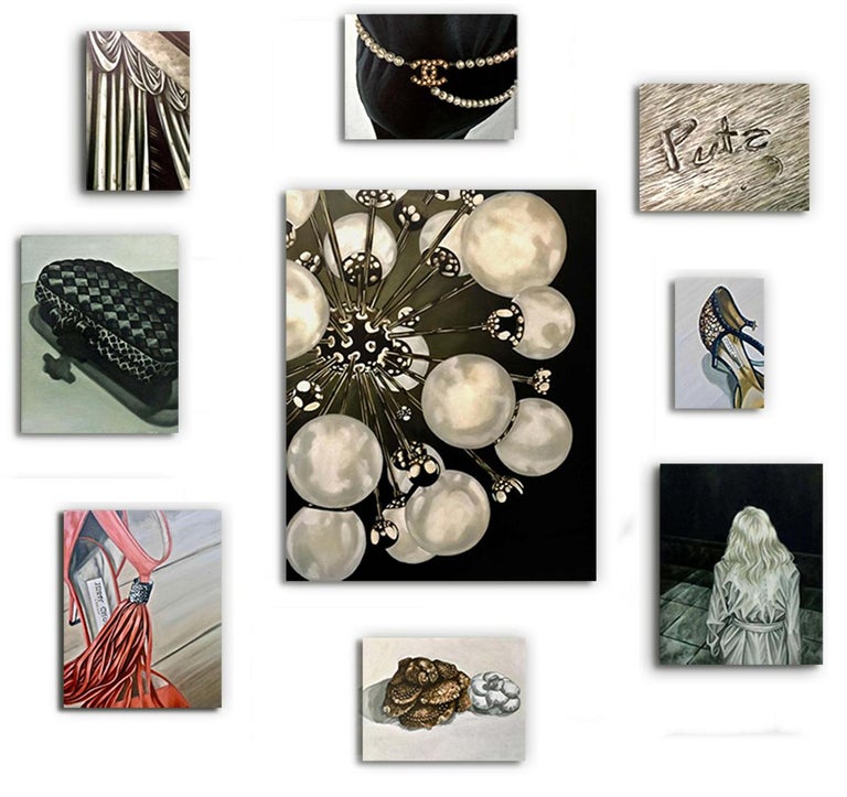 Armando de la Garza - 9 Paintings, From the Horror Vacui II Series ...