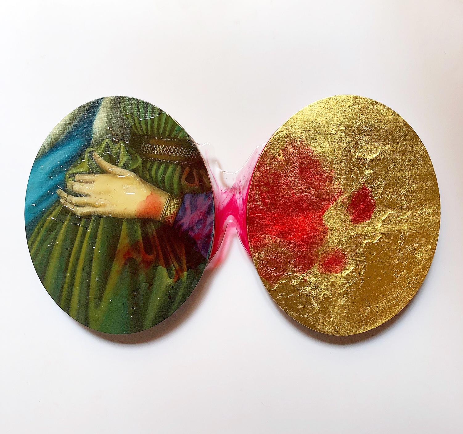 Armando de la Garza - #25 Diptych.Mixed Media Art Paintings. La ...