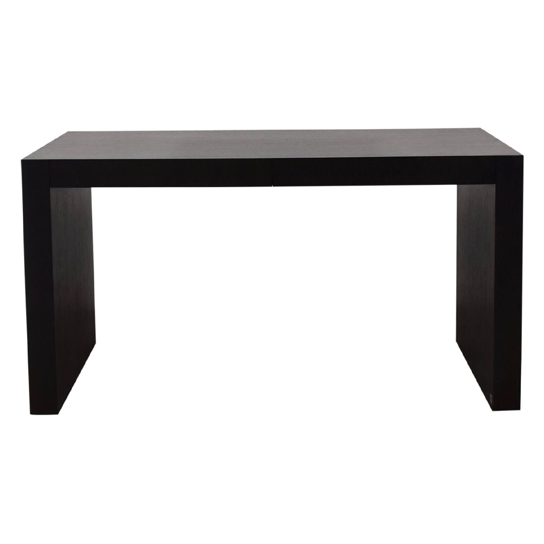 Armani Casa Brown Black Oak Writing Table ‘Paris’ Desk Console, Modern ...