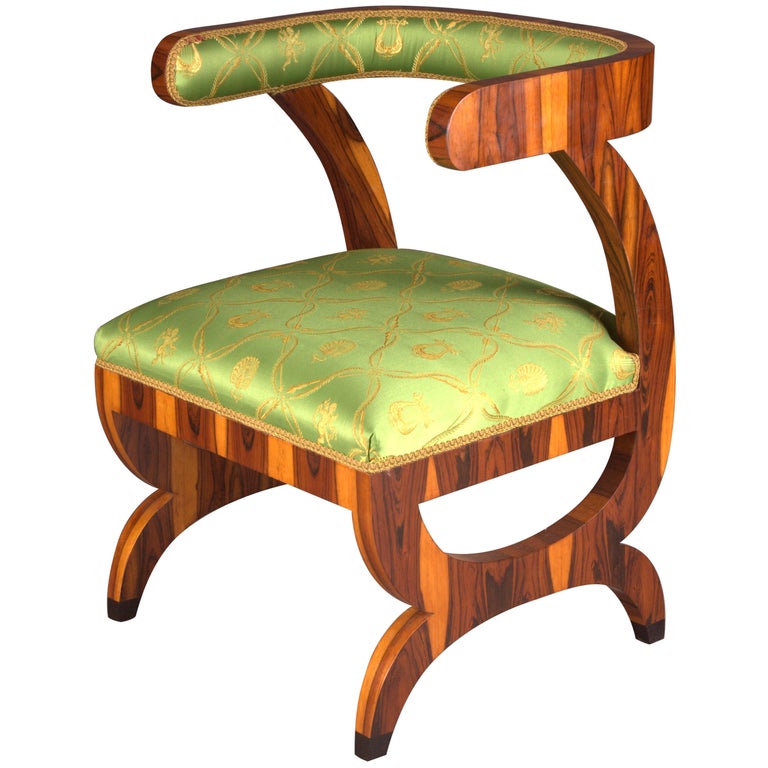 Armchair after Josef Danhauser Vienna in Antique Biedermeier Style For ...