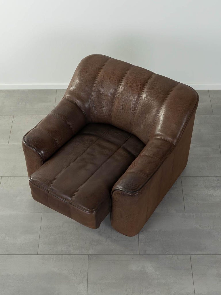 Armchair Desede Ds-44 Buffalo Leather For Sale at 1stDibs