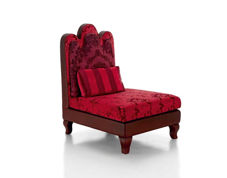 Armchair Frame Made Solid Timber Wood Tassel Tiebacks Backrest For Sale ...