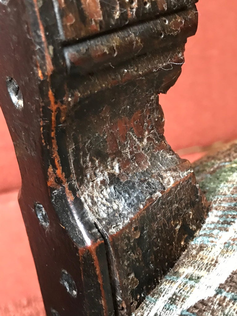 Armchair, Walnut, Carved, Upholstered, Daniel Marot, Flemish, 17 ...