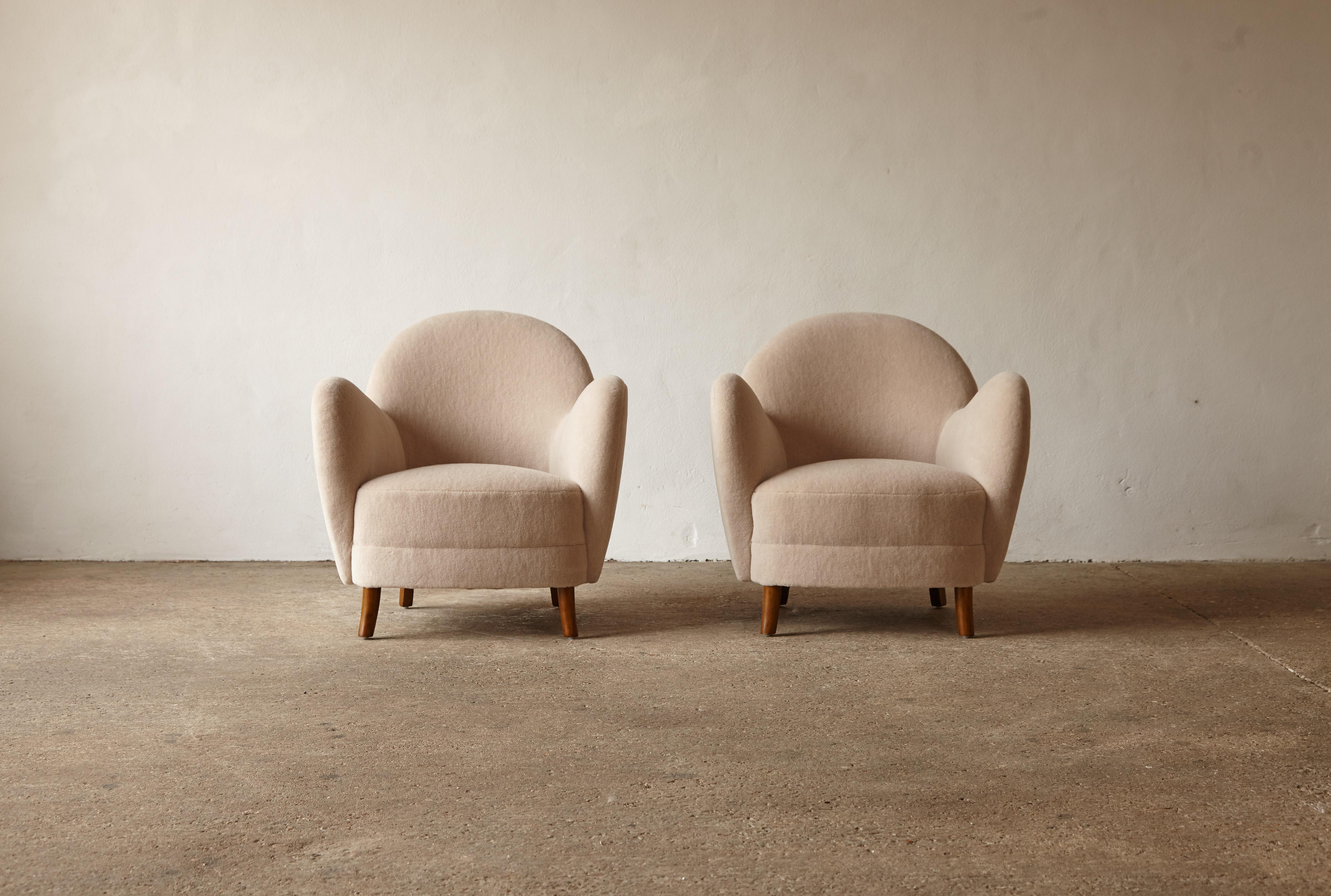 Armchairs Attributed to Flemming Lassen for Georg Kofoed, Denmark ...