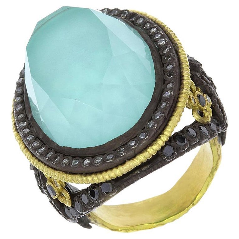 Armenta New World, Diamond 18K and Sterling Ring For Sale at 1stDibs