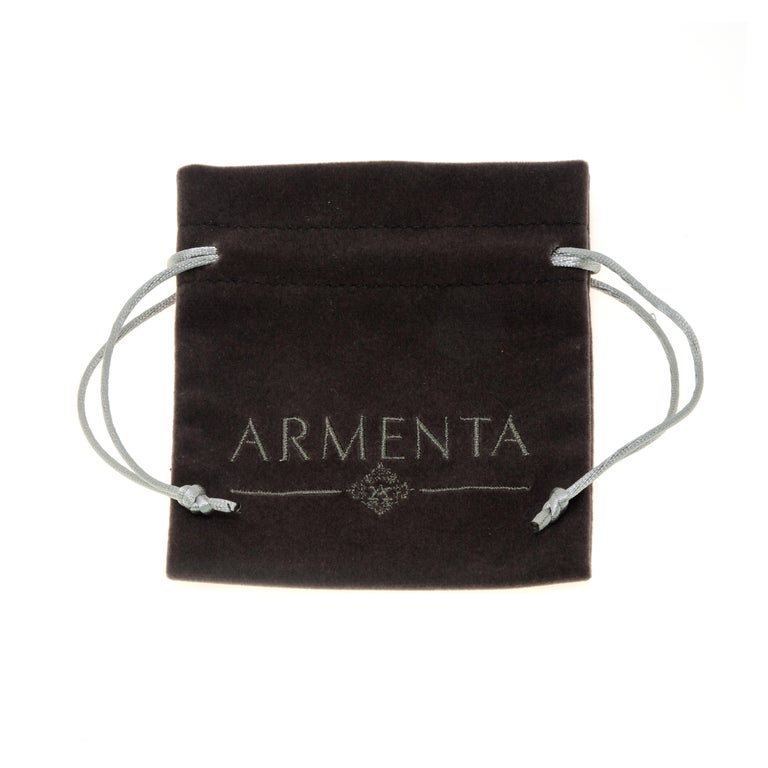 Armenta Old World Sterling Silver, Sapphire Bangle Bracelet For Sale at ...