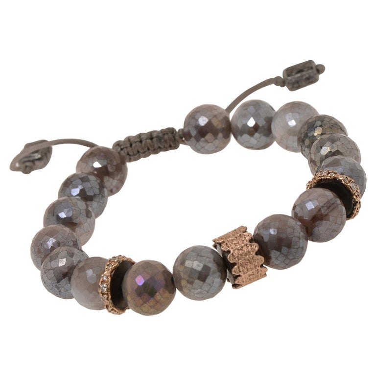 Armenta Rose World 14k Rose Gold, Diamond and Moonstone Bracelet For ...