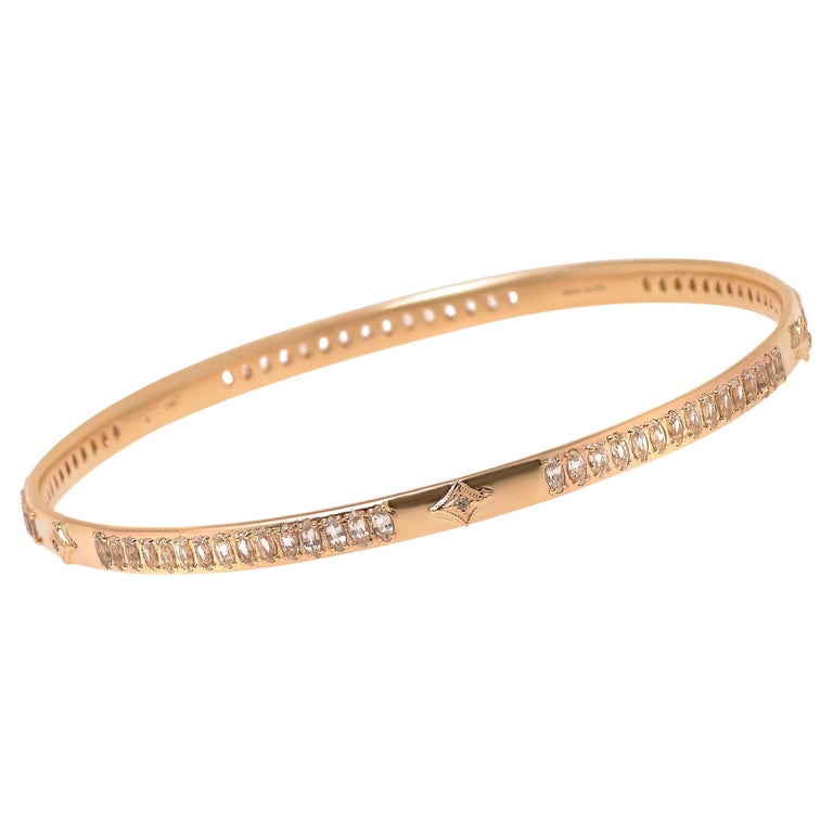 Armenta Rose World 14k Rose Gold, Diamond and Sapphire Bracelet For ...