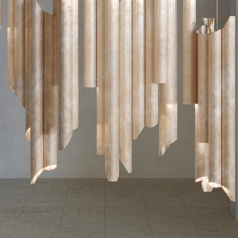 Armilla Chandelier by Scattered Disc Objects For Sale at 1stDibs