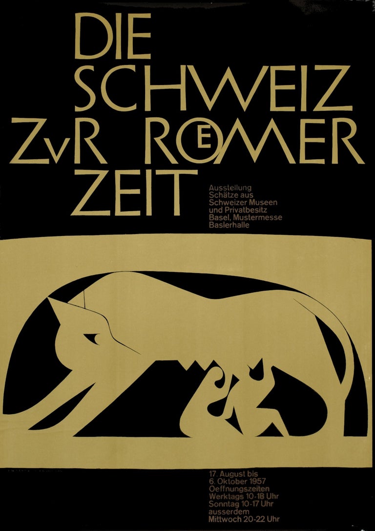 Armin Hofmann - "Die Schweiz Zur Roemer Zeit" Swiss Roman Exhibition ...